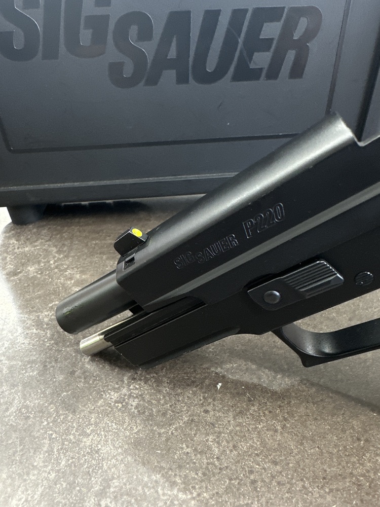 SigSauer P220R Semi-Automatic Handgun .45 ACP 4.40 w/ Trijicon T H3 ...