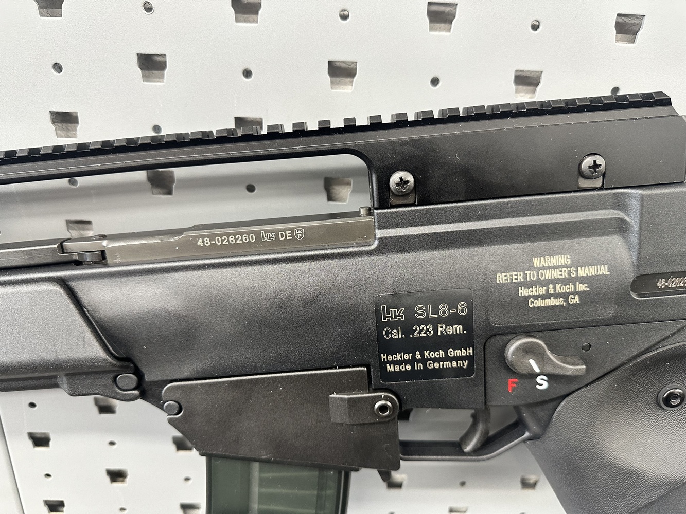 HECKLER & KOCH SL8-6 223 Semi Auto Rifle 20 inch Barrel CA COMPLIANT ...