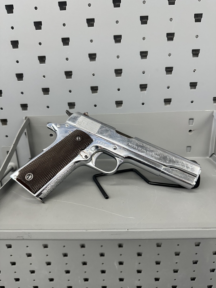 1915 GOVERNMENT MODEL COLT 1911 US ARMY 45 ACP CHROME FINISH - Semi ...