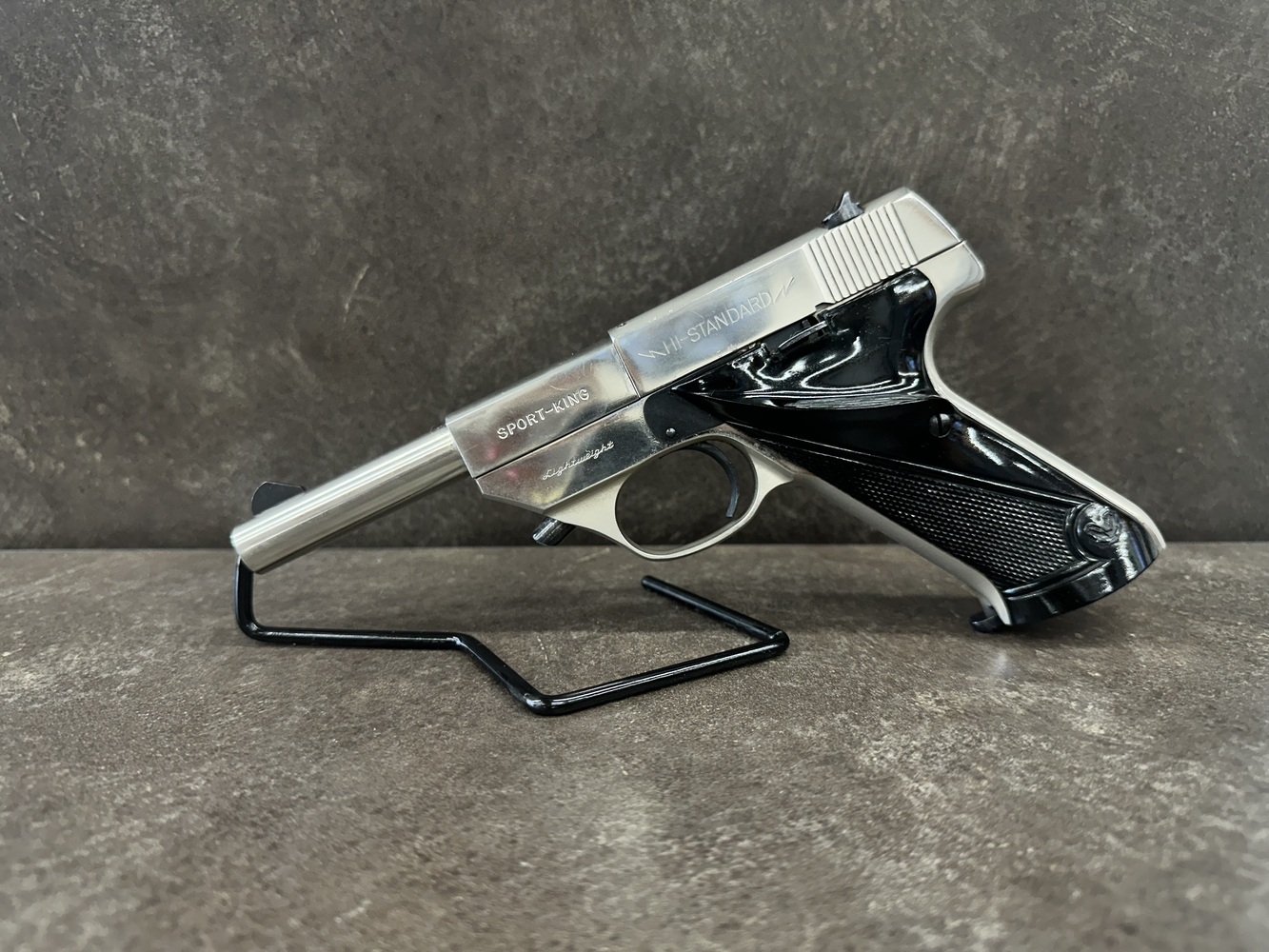 Rare HIGH STANDARD SK-100 SPORT KING Nickle Plated 22LR Semi Auto ...