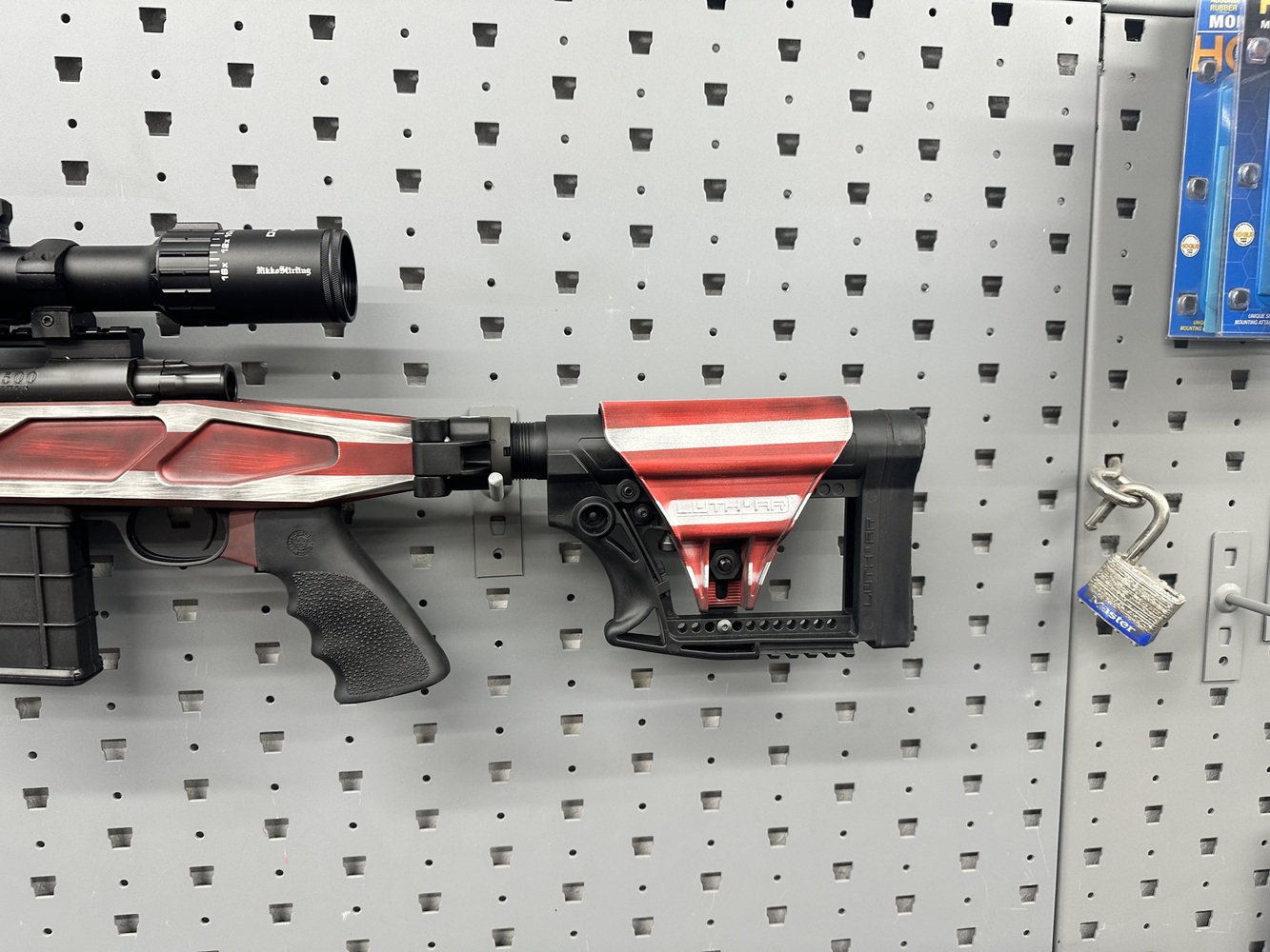 HOWA 1500 308 Remington Bolt Action American Flag Chassis Threaded ...