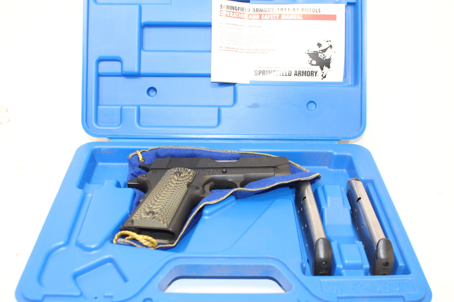Springfield Armory Ultra Compact 1911 .45 ACP 3.5" BBL Original Box ...