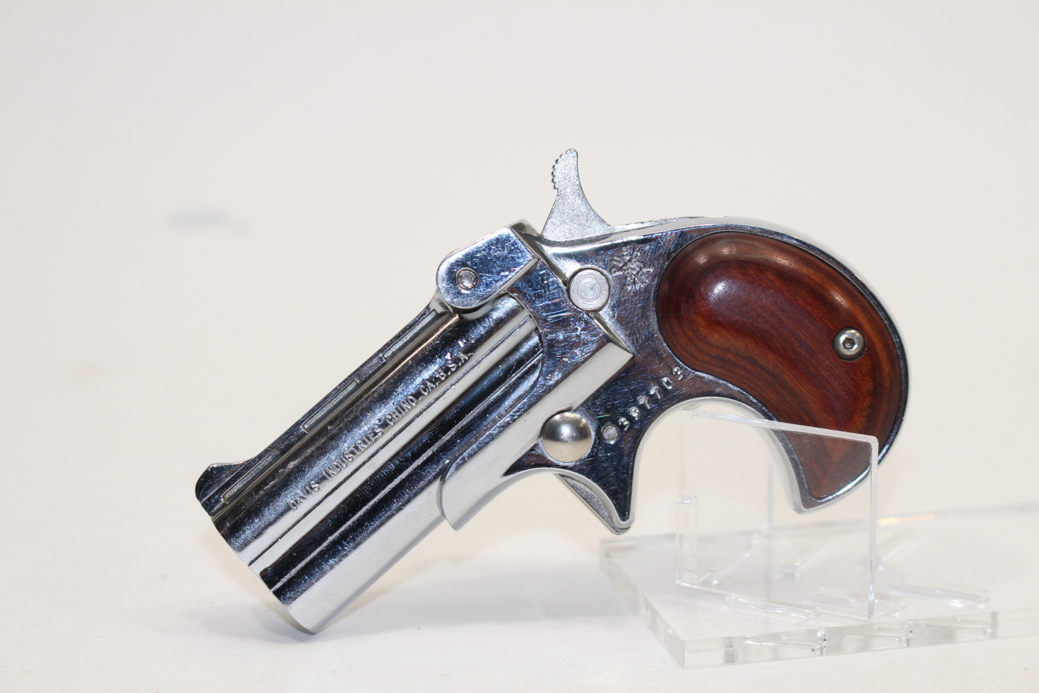 Davis D-32 .32 ACP Derringer Nickel w/ Wood Grips No Box Used - Other ...