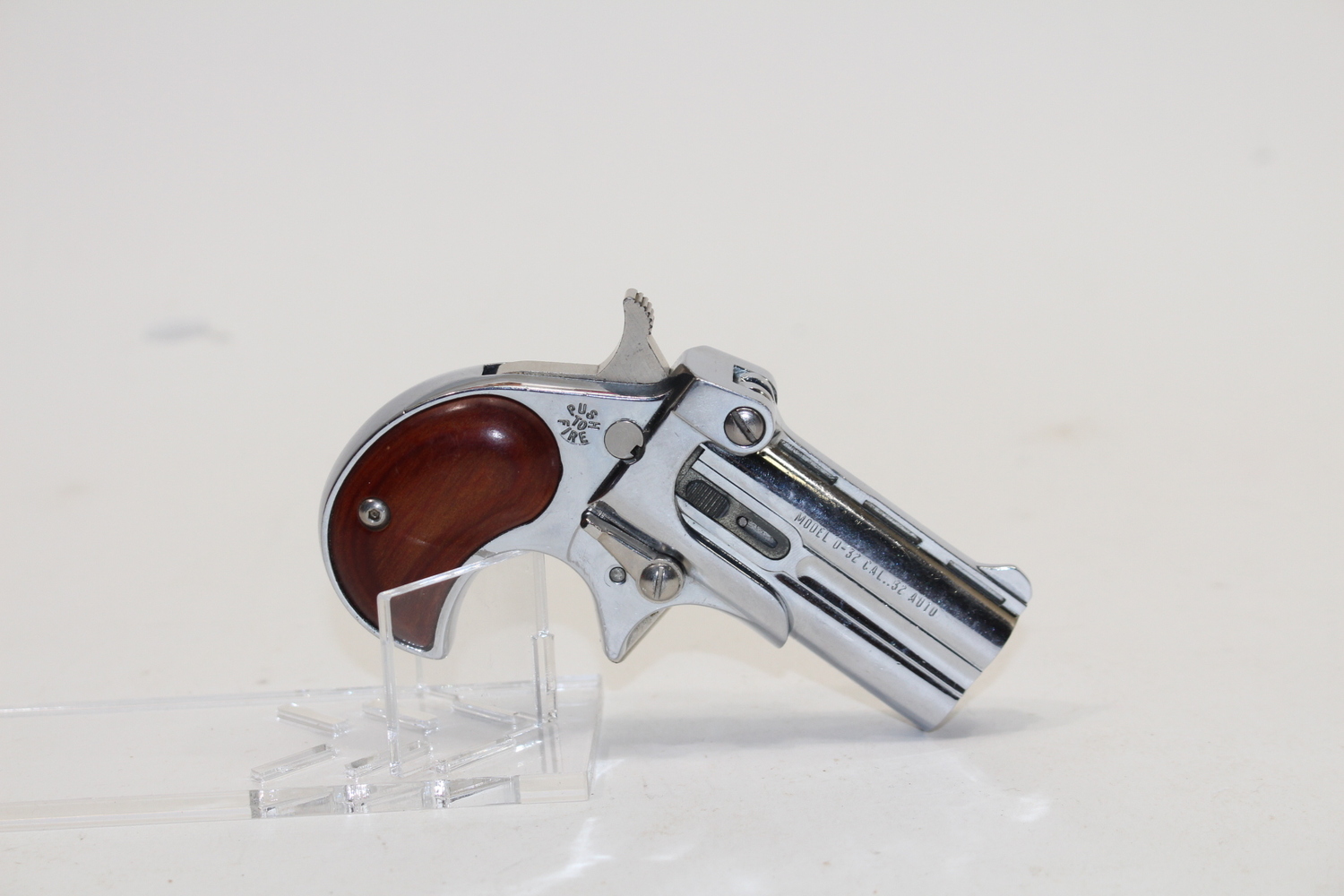 Davis D-32 .32 ACP Derringer Nickel w/ Wood Grips No Box Used - Other ...