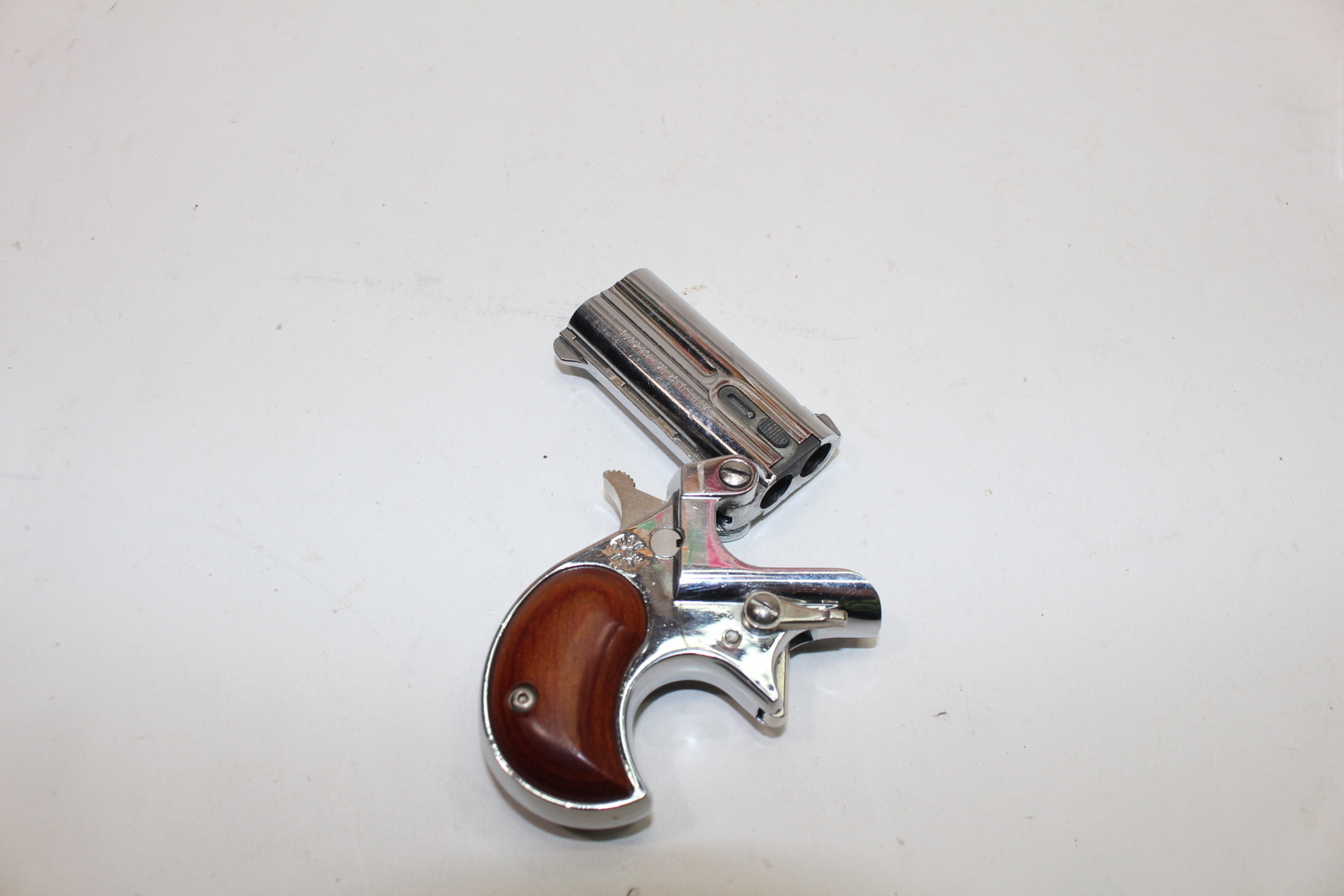 Davis D-32 .32 ACP Derringer Nickel w/ Wood Grips No Box Used - Other ...