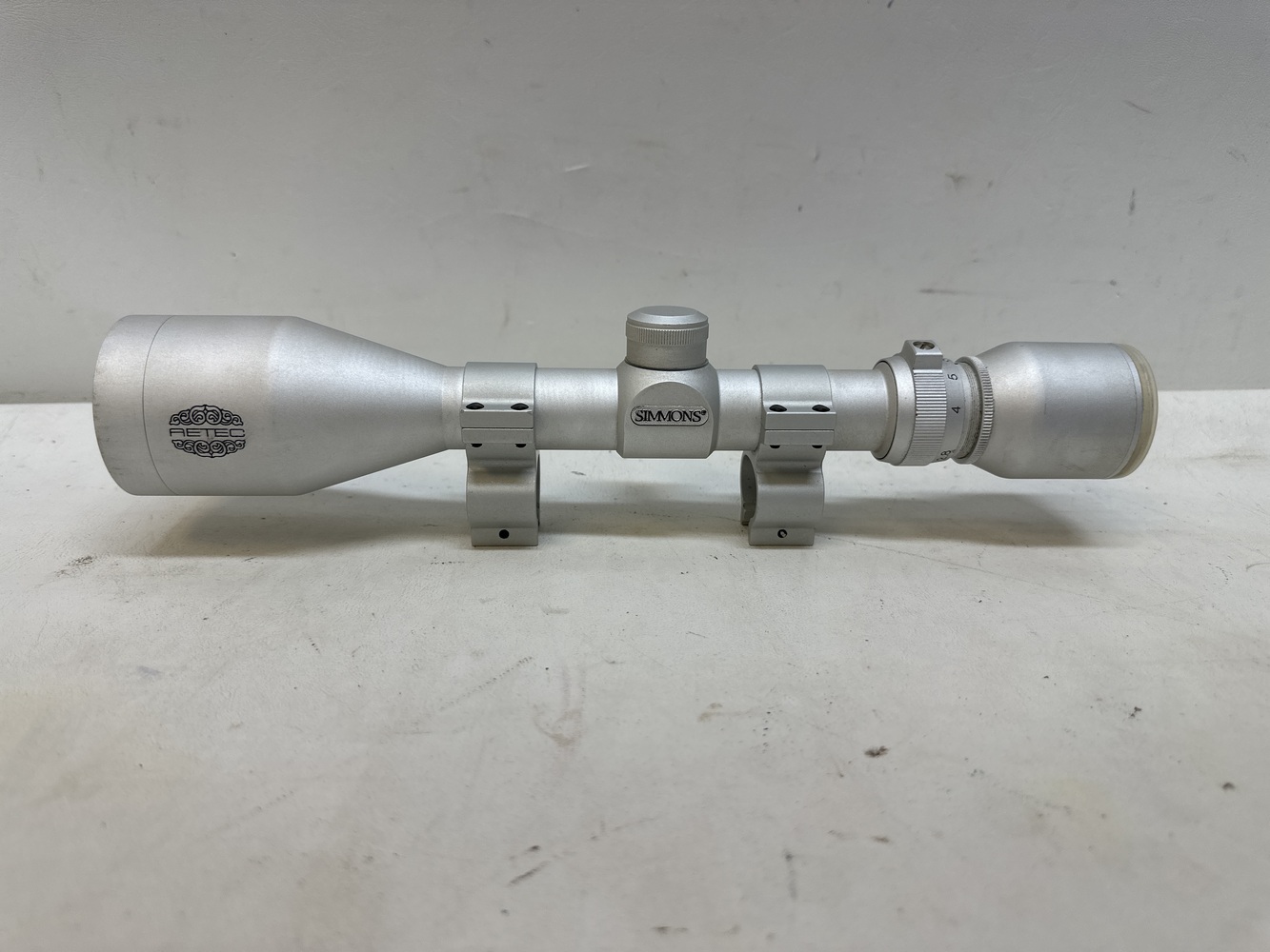 Simmons Aetec Rifle Scope 2.8-10X44mm Silver Model 2102 - Scopes at ...
