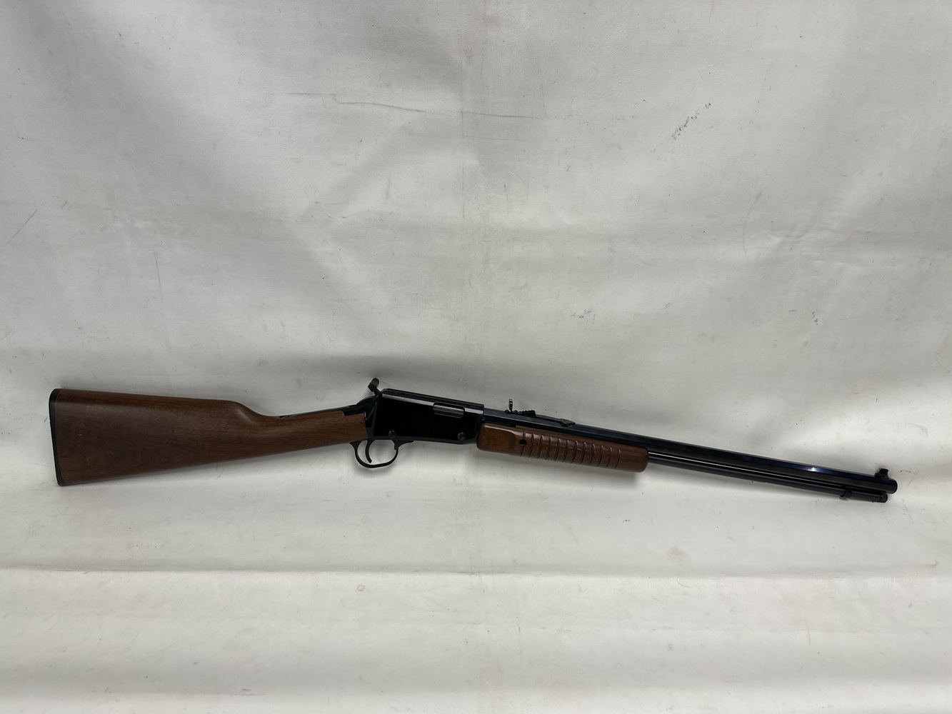 HENRY H003TM PUMP-ACTION 22 MAG RIFLE - Pump Action Rifles at GunBroker ...