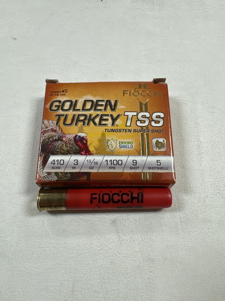 Fiocchi Golden Turkey TSS .410 Bore/Gauge 5 Shells - Shotgun Shells at ...