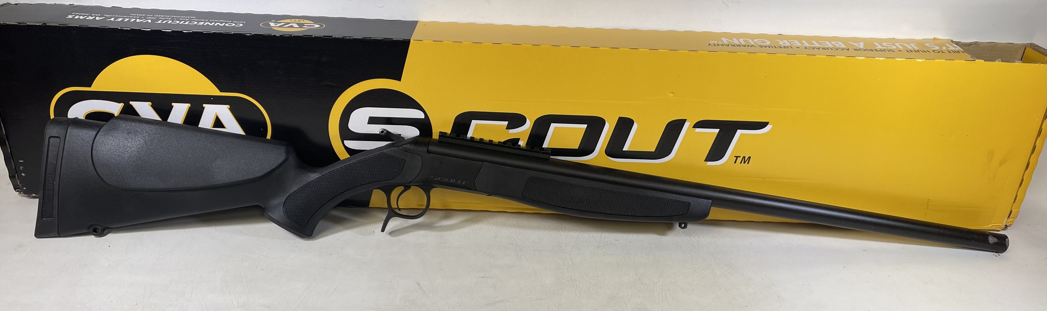 CVA SCOUT 45-70 SINGLE SHOT - Single Shot Rifles at GunBroker.com ...