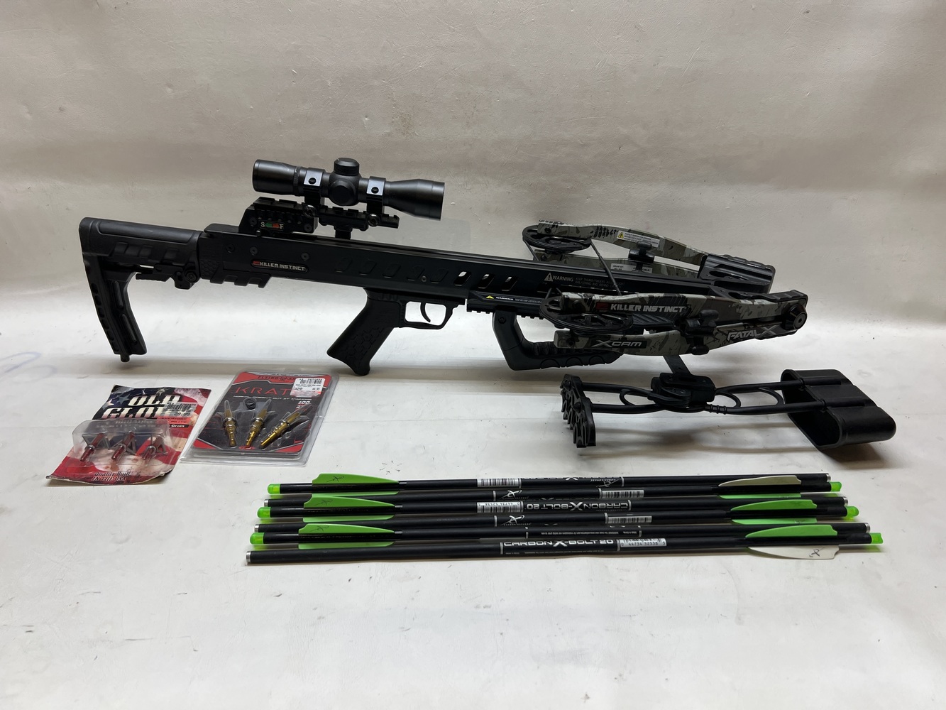Killer Instinct Fatal-X 405 FPS Crossbow - Crossbows at GunBroker.com ...