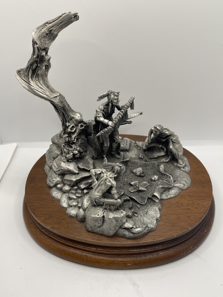 THUNDER PIPE CHILLMARK PEWTER SCULPTURE | Abby's Pawn & Coin