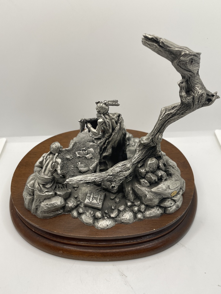 THUNDER PIPE CHILLMARK PEWTER SCULPTURE | Abby's Pawn & Coin