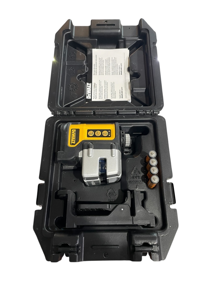 Dewalt DW089CG 3-Way Green Beam Self-Leveling Multi Line Laser Level ...