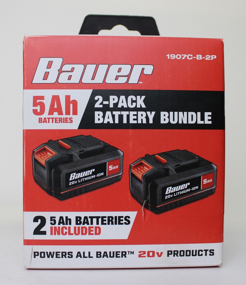 Bauer 20V 5 Ah Lithium-Ion Battery Bundle, 2-Pack | ABC Pawn Coin and ...