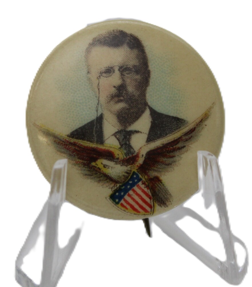 Vintage Political Campaign Pins/Buttons Theodore (Teddy) Roosevelt ...