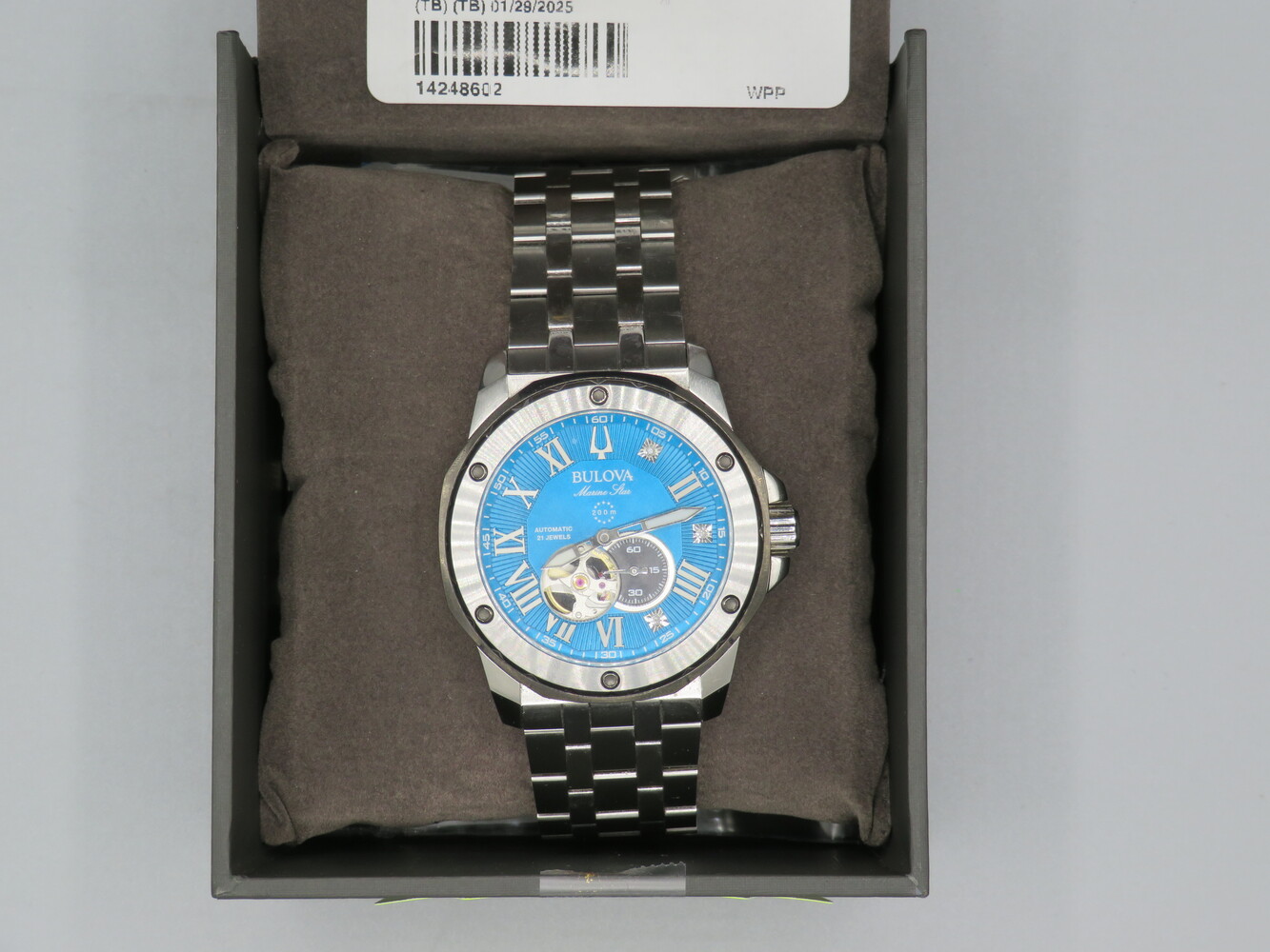 BULOVA MARC ANTHONY WATCH MODEL NUMBER 98D184 IN BOX | Allied Pawn