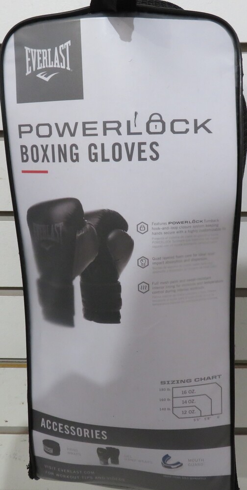 EVERLAST POWERLOCK 14oz BOXING GLOVES | Allied Pawn