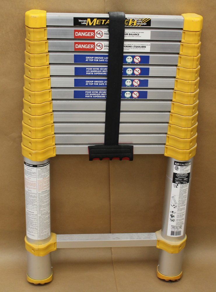 Metaltech Aluminum Telescoping Extension Ladder | Common Exchange ...
