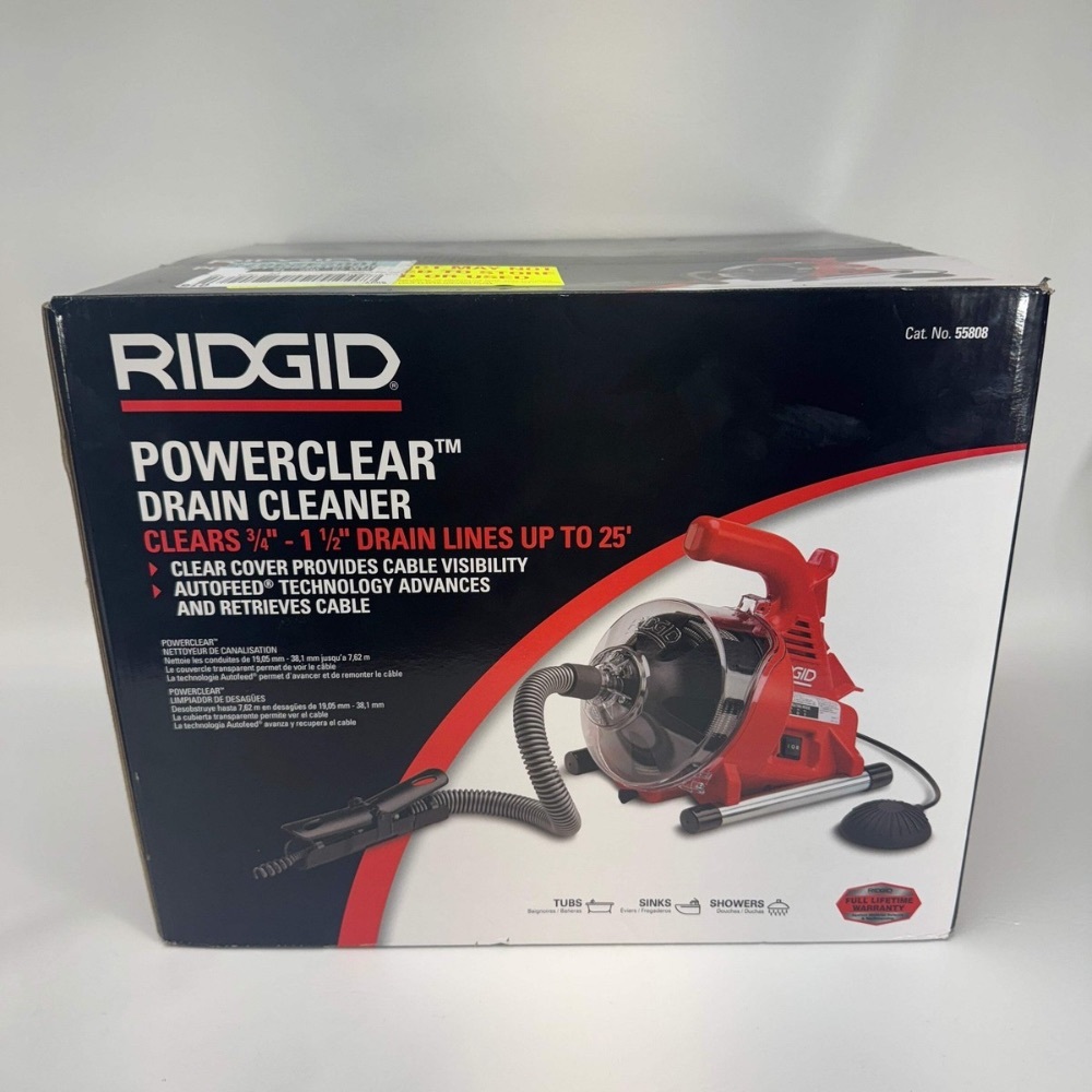 Ridgid Power Clear, Drain Cleaner | Empire Gold & Pawn Of Branford