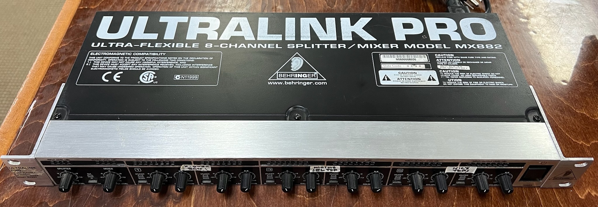 Behringer MX882 V2 Rackmount Mixer/Splitter | Great Plains Pawn