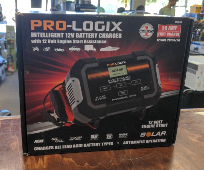 Pro-Logix Clore Automotive 12V Intelligent Battery Charger w/ Engine ...