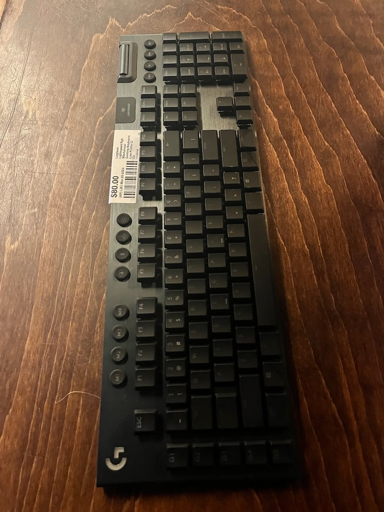 Lightspeed RGB Wireless Gaming Keyboard w/ Low Profile GL Clicky Key ...