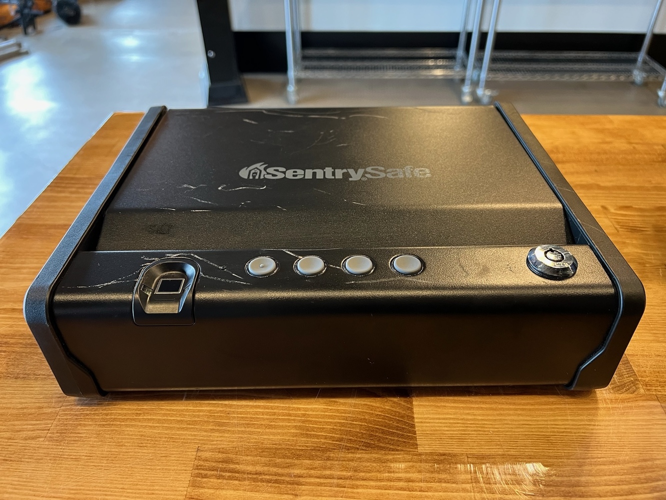 Sentry Safe Biometric Pistol Safe w/ Fingerprint Scanner & One Key ...
