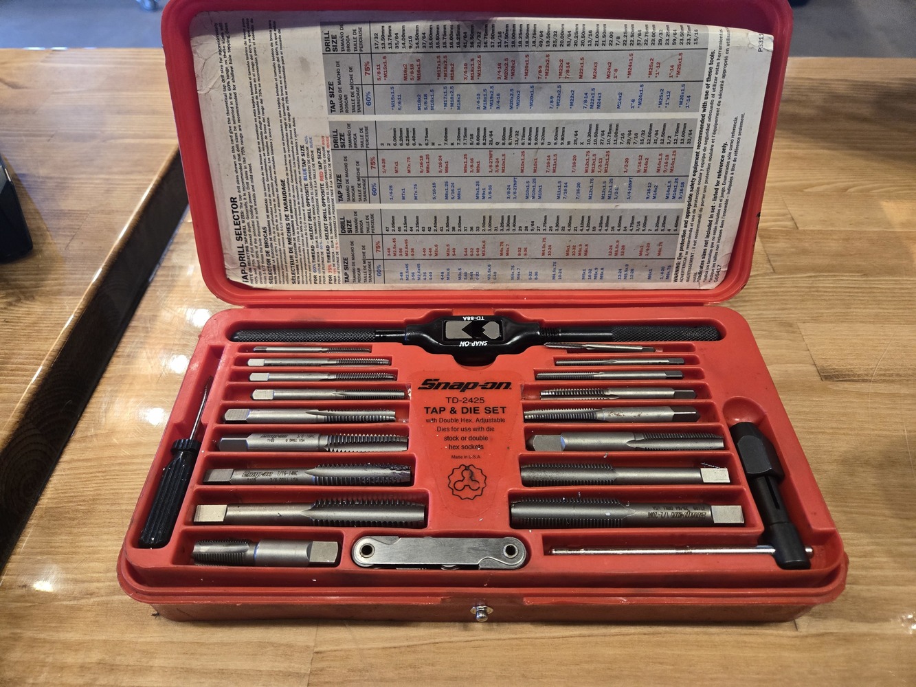 Snap-on TD2425 Tap & Die Set | Great Plains Pawn