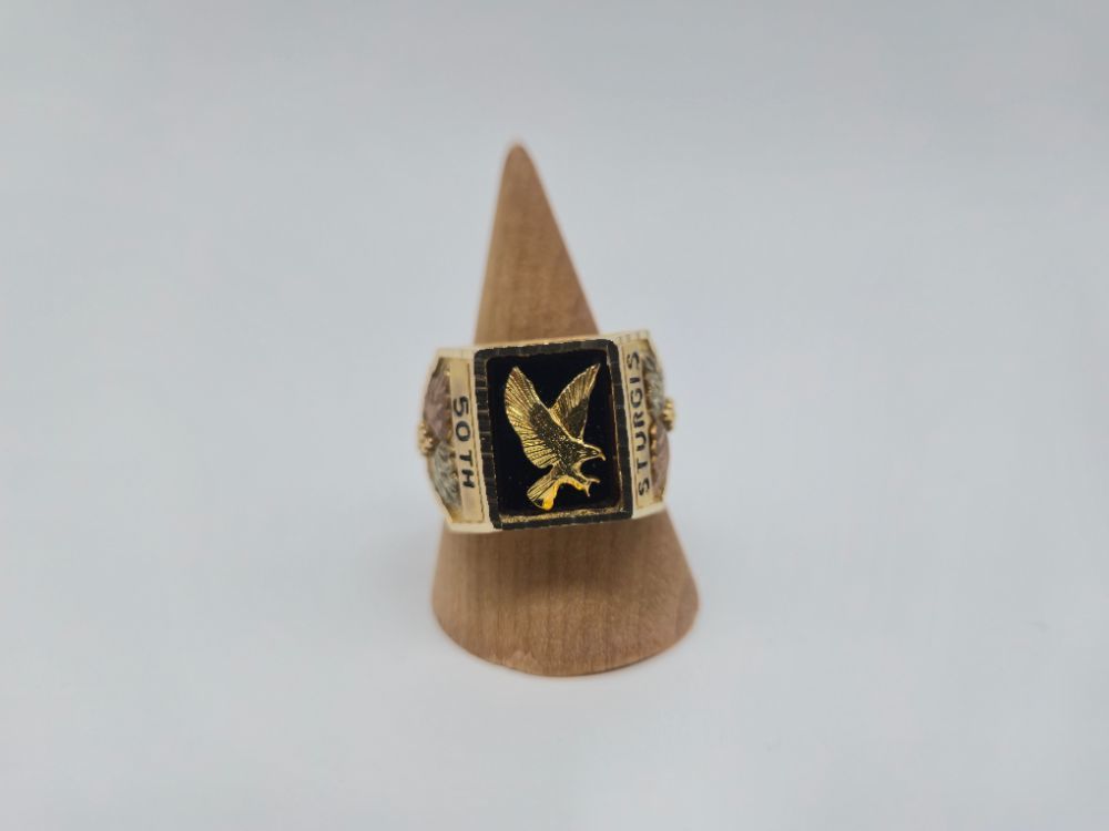 BLACK HILLS GOLD 50TH ANNIVERSARY STURGIS RING SIZE 10" | Great Plains Pawn