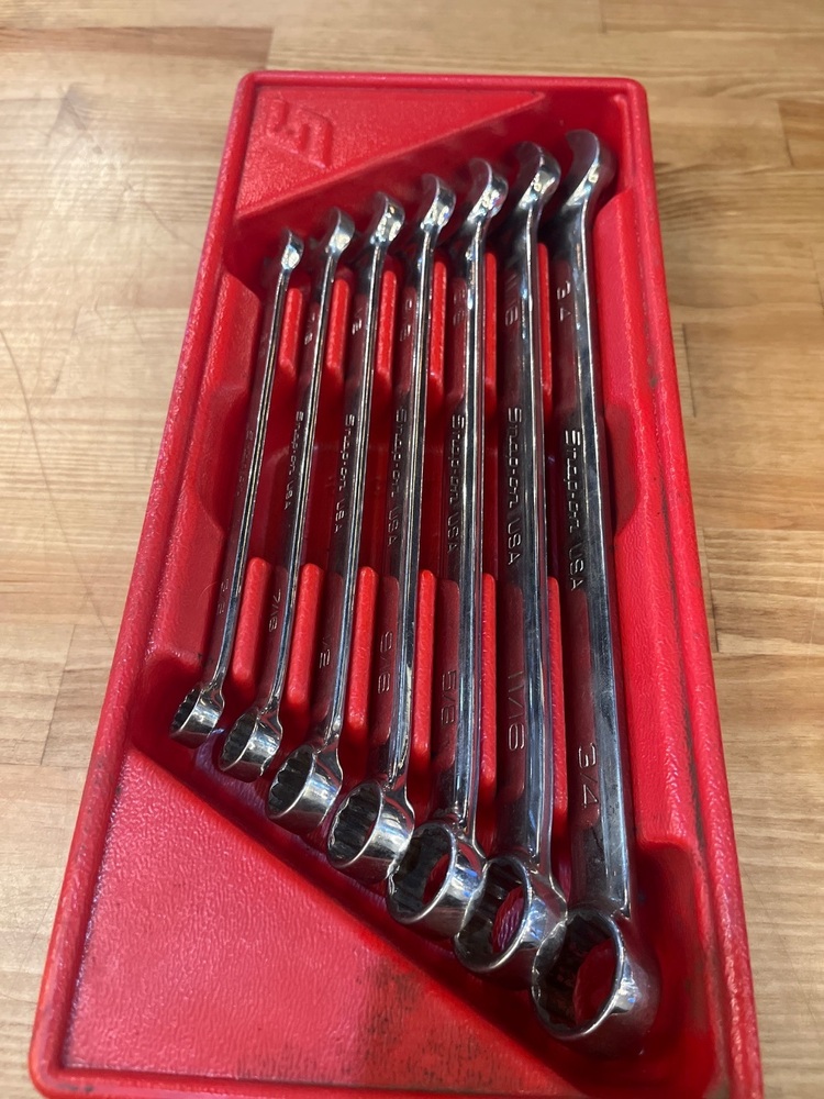 Snap On SAE 7 Pc combination wrench set 3/8" to 3/4" | Great Plains Pawn