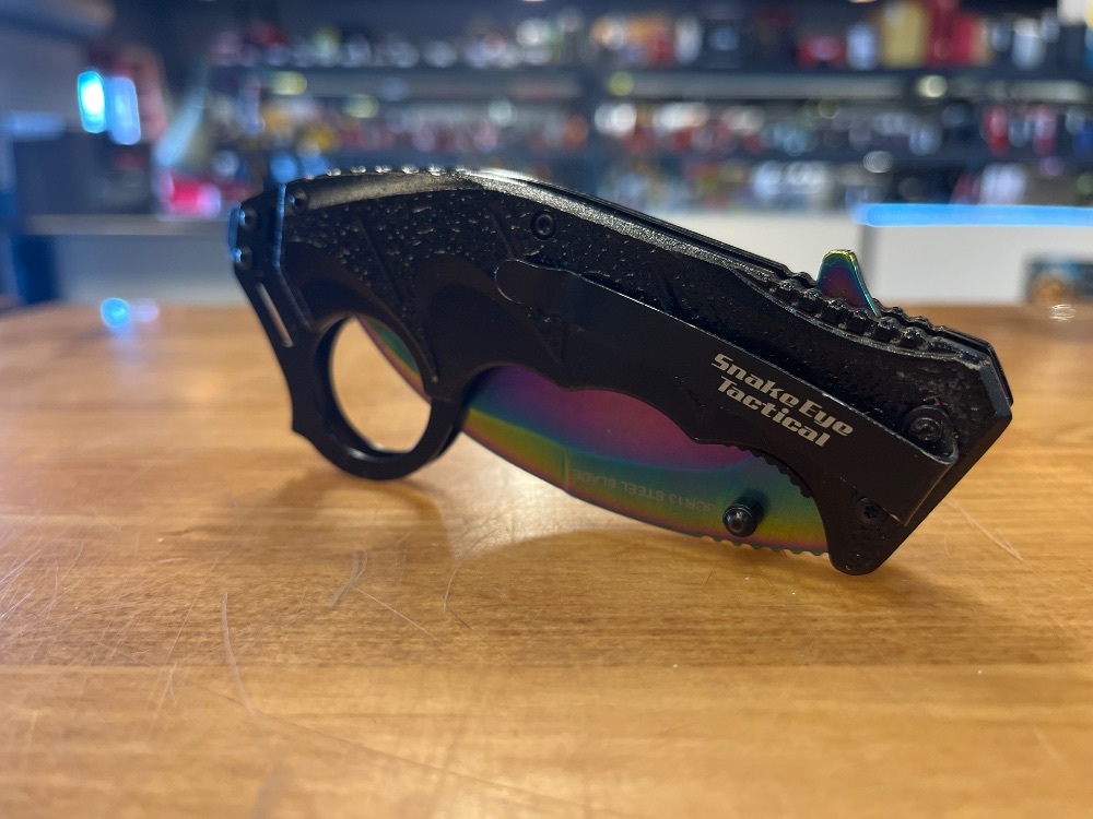 Snake Eye / Tactical Karambit Folding Knife | Great Plains Pawn