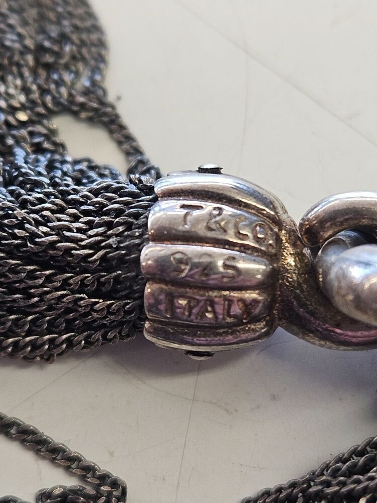Tiffany & Co VINTAGE NECKLACE AND BRACELET 177 GRAMS | Green Country ...