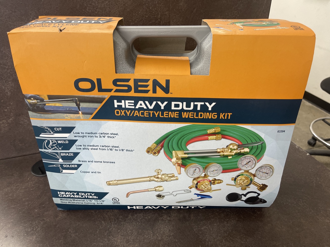 OLSEN Heavy Duty Oxygen and Acetylene Welding Kit 63394 | Imperial ...