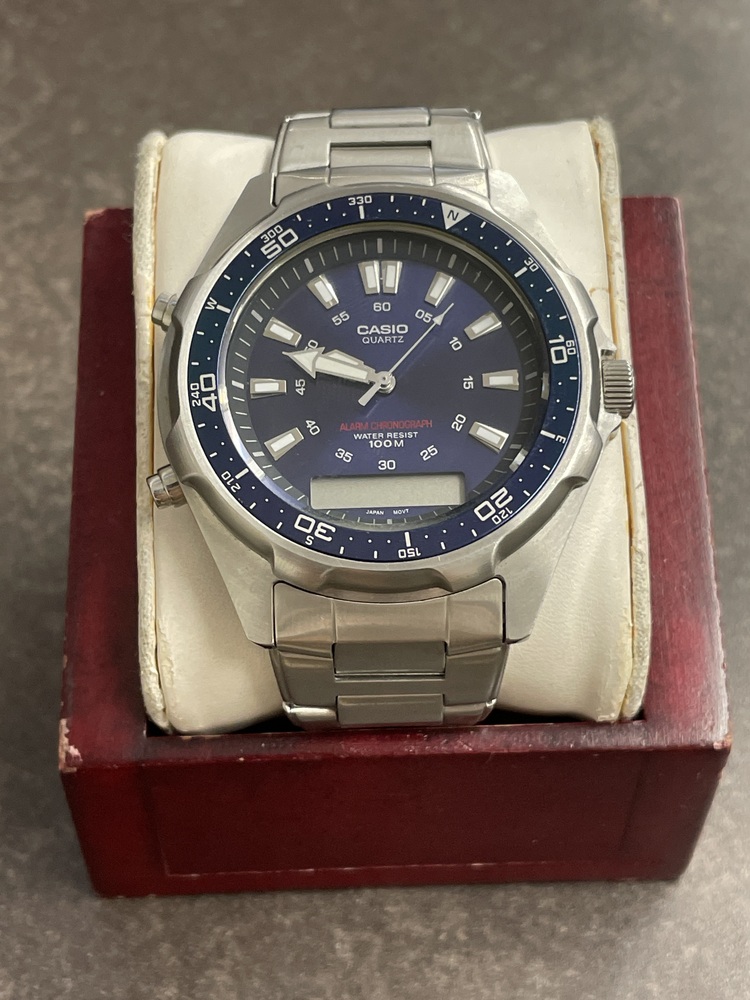 Casio AMW-320R "Arnie" Diver Watch - Blue Dial | Imperial Jewelry & Loan