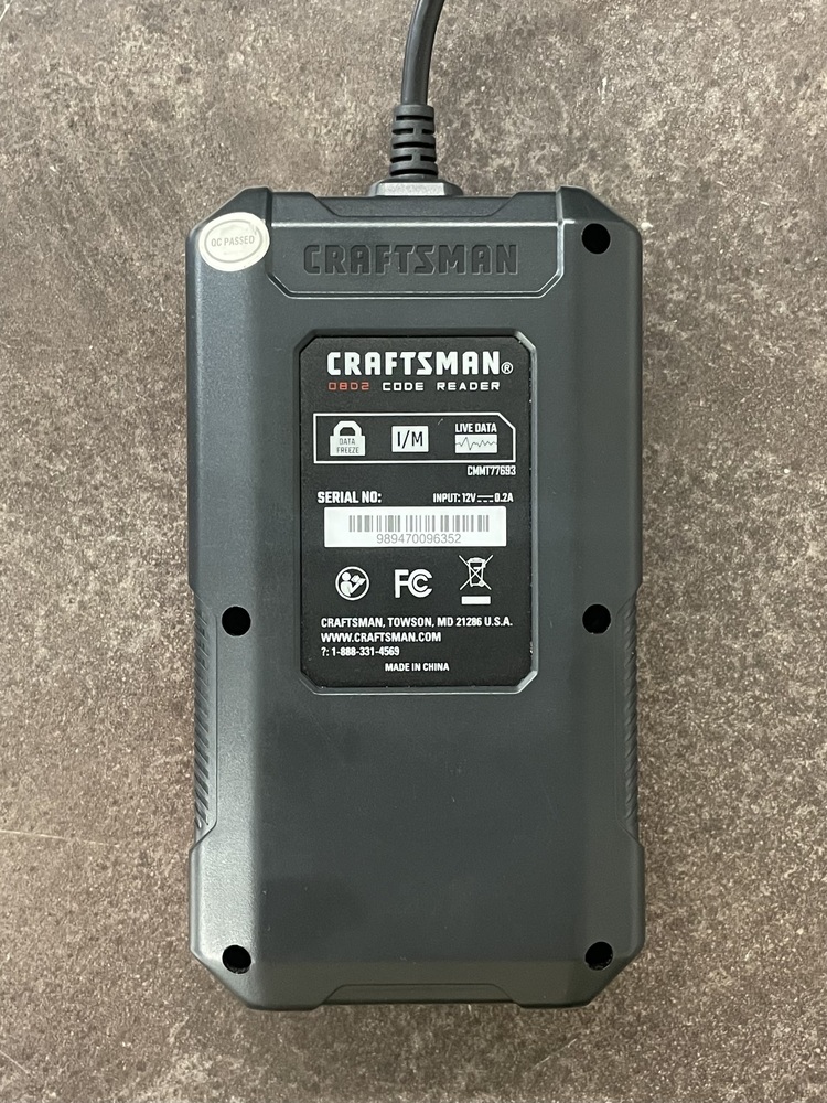 CRAFTSMAN Auto OBD2 Code Reader w/ Case & USB Cord CMMT77693 | Imperial ...