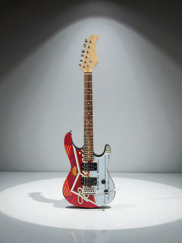 Strat Style Electric Guitar Budweiser Strat Style | Pine Ridge Pawn ...