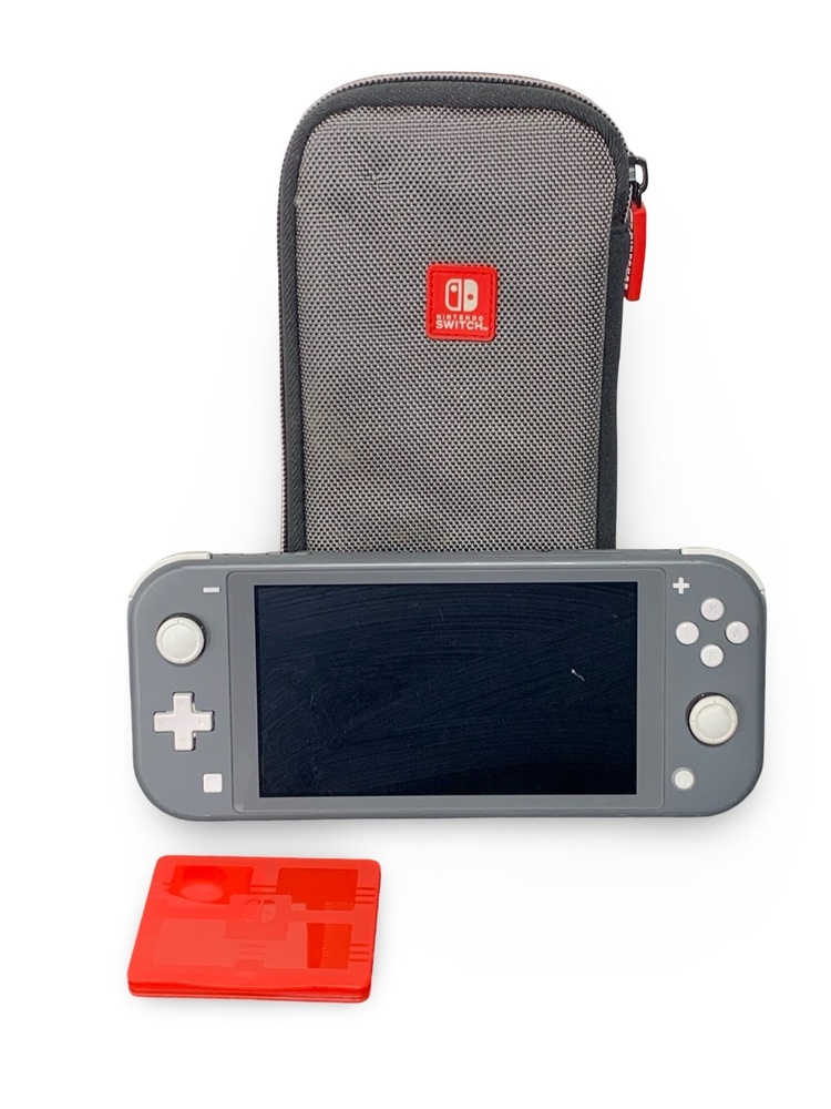 Nintendo Switch (Light Grey) – Screen Scuff – Includes Carrying Case ...