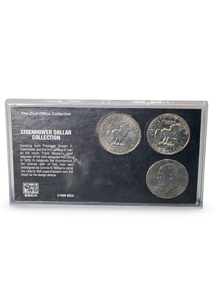 Oval Office Collection Eisenhower Dollars – 3-Coin Set with Case ...