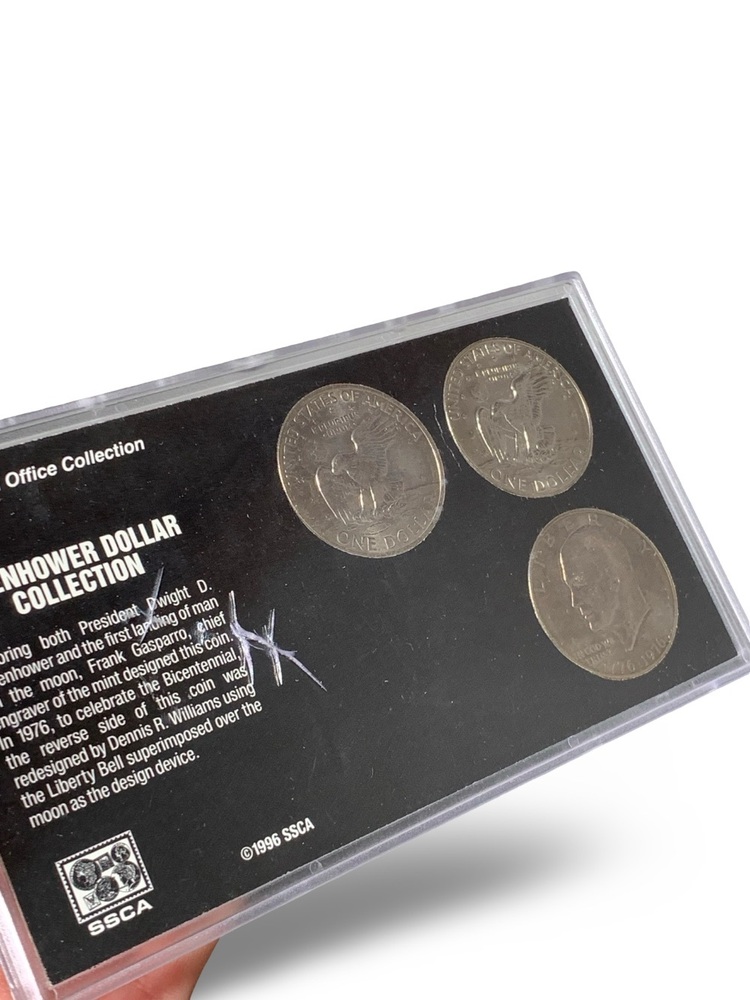 Oval Office Collection Eisenhower Dollars – 3-Coin Set with Case ...