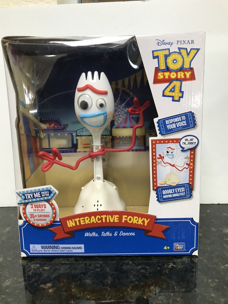 DISNEY TOY STORY 4 Interactive FORKY Talking Walking Dancing | Queen of ...