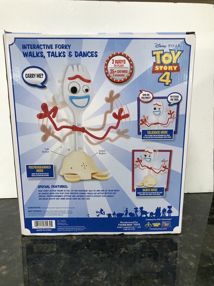 DISNEY TOY STORY 4 Interactive FORKY Talking Walking Dancing | Queen of ...